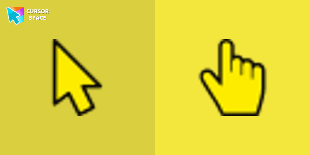 Yellow Cursor - Cursor Pack | Cursor Space