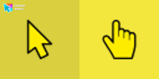 Yellow Cursor - Cursor Pack | Cursor Space